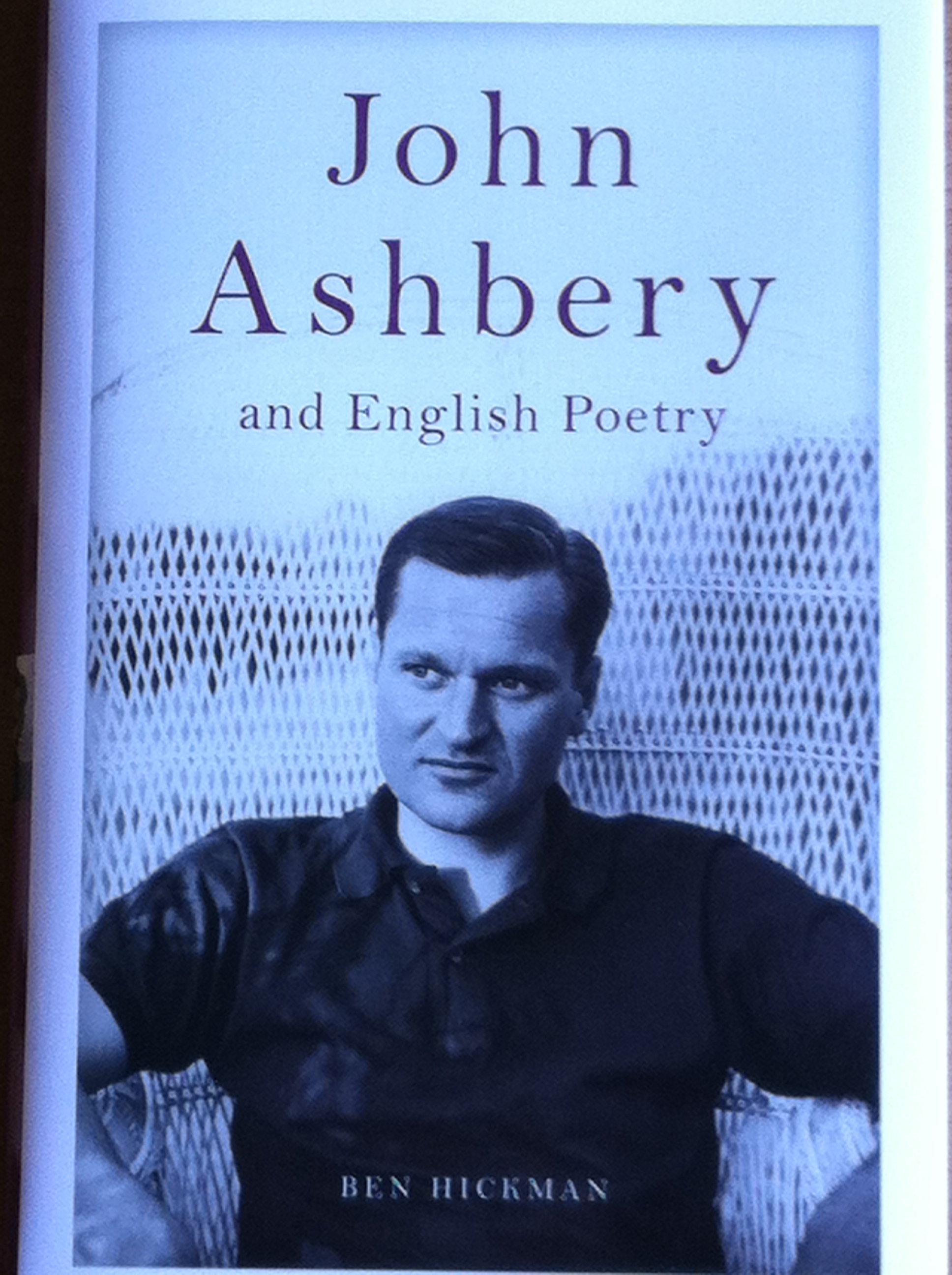John Ashbery and English Poetry | Tears in the Fence