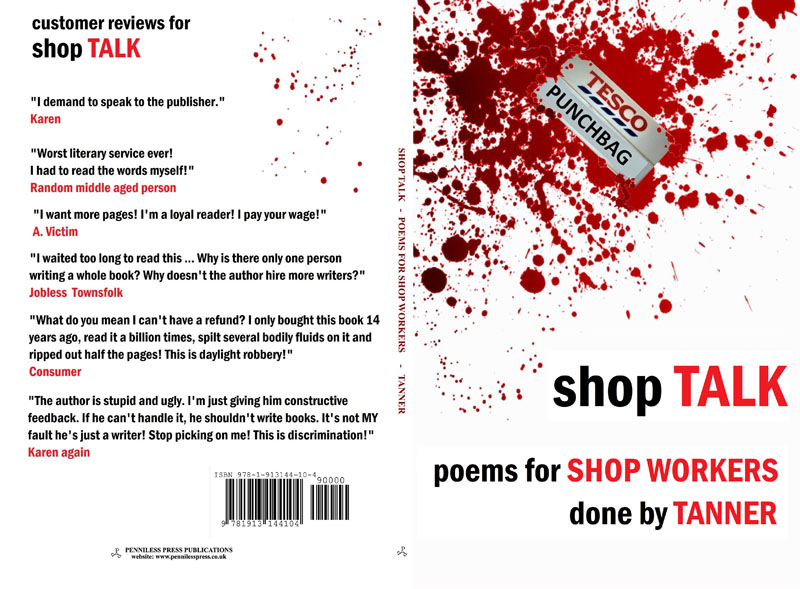 Shop Talk: Poems for Shop Workers by Tanner (Penniless Press) | Tears ...